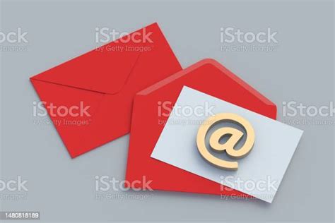 우편 봉투 및 전자 메일 기호입니다 비즈니스 서신 평면도 3d 렌더링 3차원 형태에 대한 스톡 사진 및 기타 이미지 3차원 형태 금색 기업 비즈니스 Istock