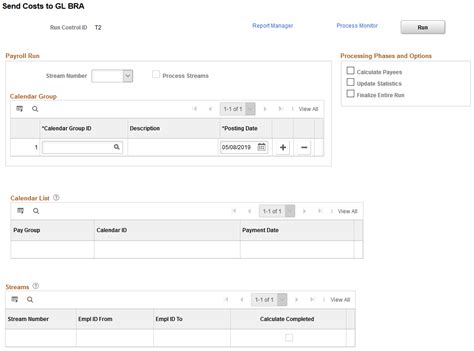 Running The General Ledger Interface Process