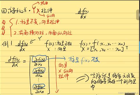 矩阵求导的学习 Csdn博客