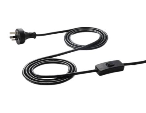 Australian Pin Plug Cord Set With Switch