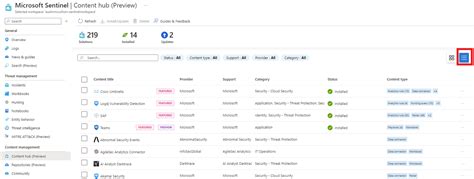 從內容中樞探索及部署 Microsoft Sentinel 現用解決方案 Microsoft Learn