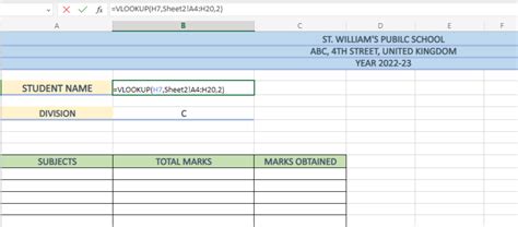 How To Make A Marksheet In Excel With Examples
