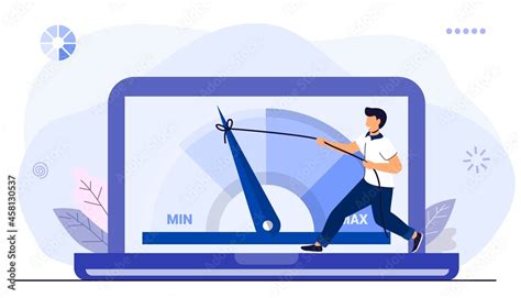 Website Loading Optimization Page Speed And Seo Flat Vector Concept Illustration Website Speed