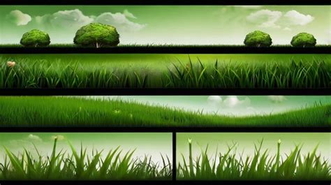 Premium Photo Grass Concept With Green Environmental Protection