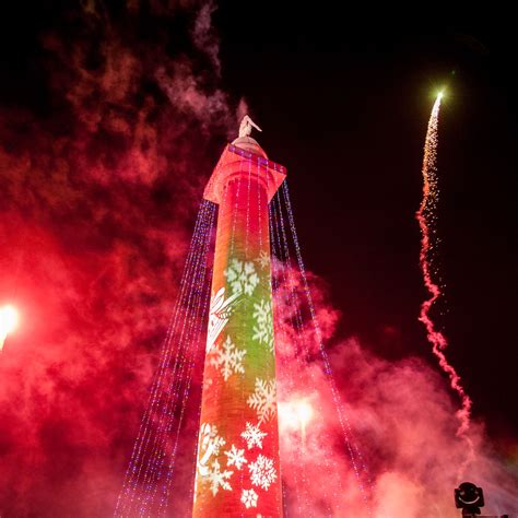 Baltimore Monument Lighting