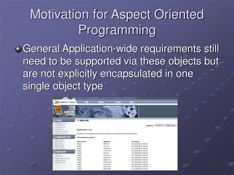 Ppt Aspect Oriented Programming Powerpoint Presentation Free
