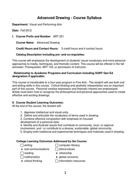 Developing Personal Style And Expression Through Advanced Drawing