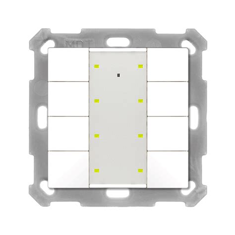Knx Push Button 8f Leds Temp Be Ta55t8 02 ΧΩΡΟΣ ΣΜ