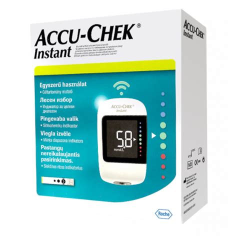 Комплект за измерване на кръвна захар Accu Chek Instant Глюкомер 1