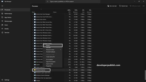 How To Restart Windows Explorer Process In Windows