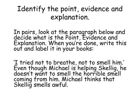 Pee Paragraphs Ks3 Test Pptx