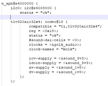 Linux TLV AIC CPU WARNING When Reboot Audio Forum Audio TI E E Support Forums