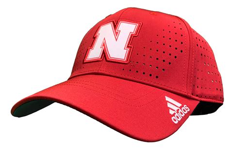 Adidas Red Iron N Structured Adjustable Laser Perforated Hat Adidas Red Iron N Structured Adjustable Laser Perforated Hat