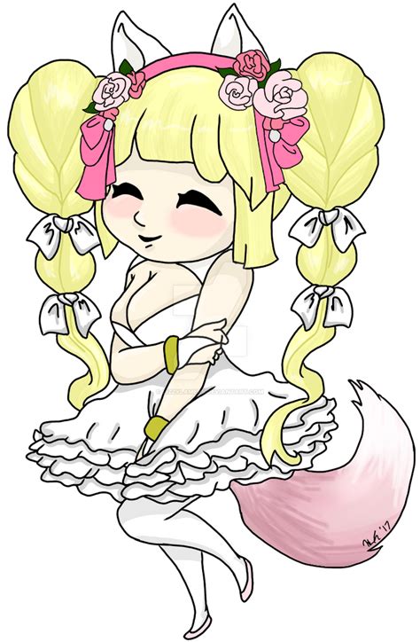 Adorable Fox Girl Chibi By Lizzylamers On Deviantart