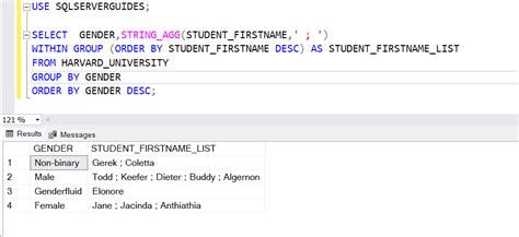 Sql Server String Agg With Useful Examples Databasefaqs
