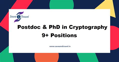 Postdoc And Phd In Cryptography 9 Positions