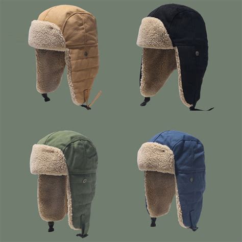 방한모자 아웃도어 트루퍼햇 군밤 귀도리 귀덮개 러시아 방한모 스키 털 여성 남자 겨울 귀달이 모자