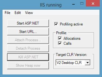 Iis Can CLR Profiler Be Used For Profiling ASP NET Applications Stack Overflow