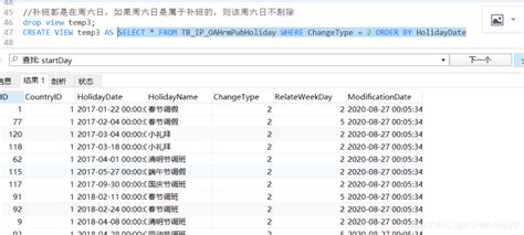 Sql 剔除周六日，节假日，非工作时间sql剔除节假日 Csdn博客