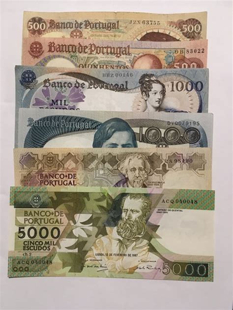 Portugal - 6 Banknotes - Various dates - Catawiki