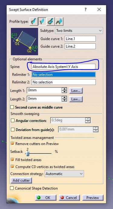 Catia Sweep Command Spine Input Eng Tips
