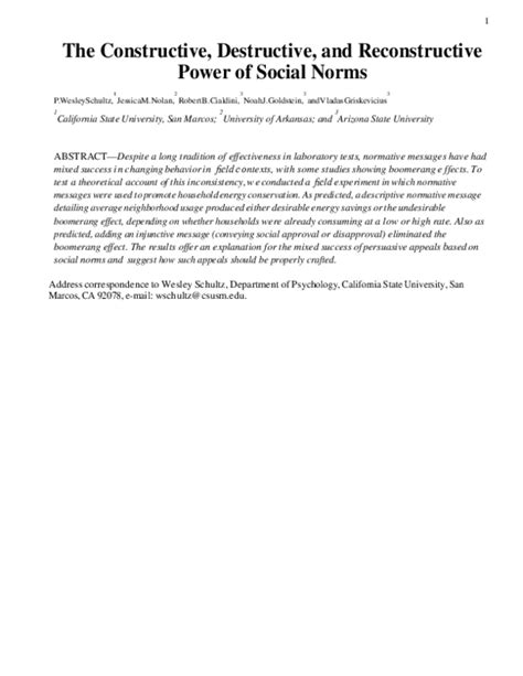 Pdf The Constructive Destructive And Reconstructive Power Of Social