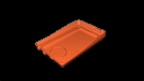 HackRF Portapack H2 Lower Case With Battery And Speaker By Mojo2600 Download Free STL Model