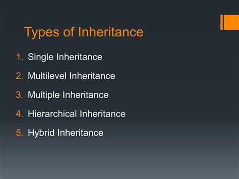 Inheritance In Oops Pptx Programming Languages Computing