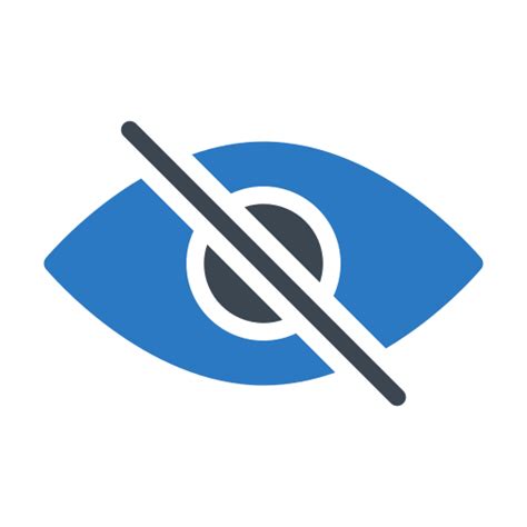 Hiding Generic Blue Icon Hiding Generic Blue Icon