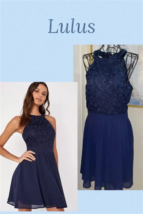 Lulus Lace And Chiffon Skater Dress Outlet