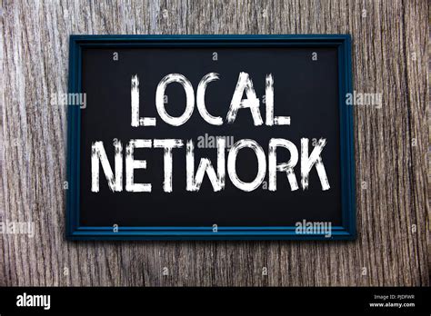 Handwriting Text Local Network Concept Meaning Intranet Lan Radio