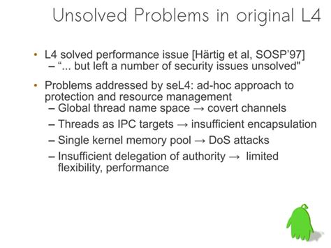 L4 Microkernel Design Overview Ppt