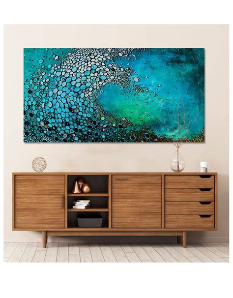 Crashing Down Canvas Print Coastal Decor Wall Art Squan Trading Company