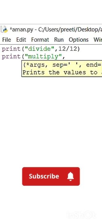 Code Divide And Multiple Pythoncoding Programming Youtube