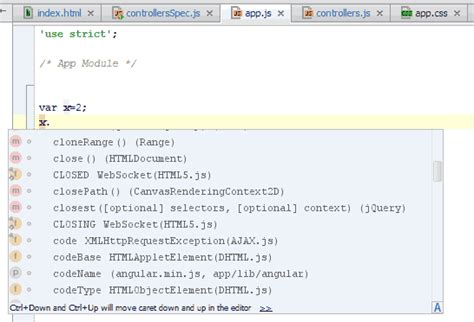 How To Restrict Autocomplete Choices In Webstorm Stack Overflow