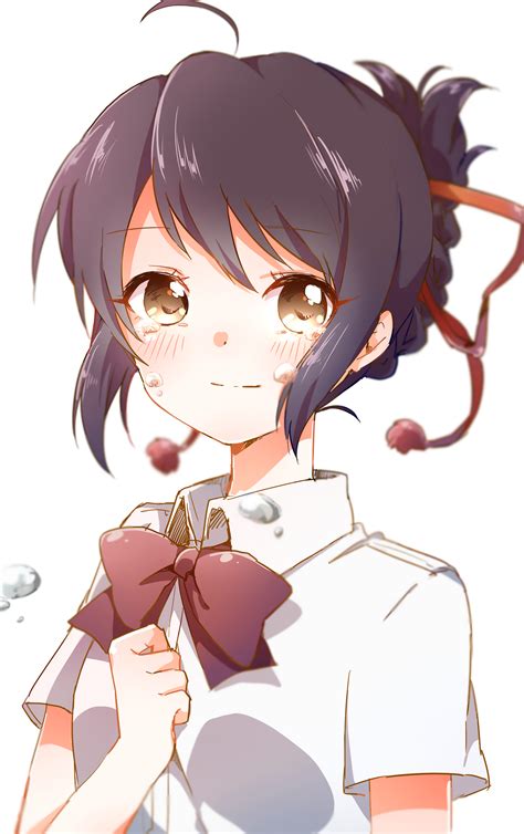Miyamizu Mitsuha Kimi No Na Wa Drawn By Bafarin Danbooru