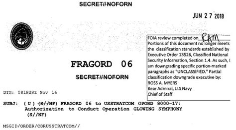 Uscybercom Documents Timeline National Security Archive