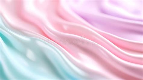 Soft Flowing Pastel Waves Of Fabric Create A Serene And Calming Backdrop For Design Projects