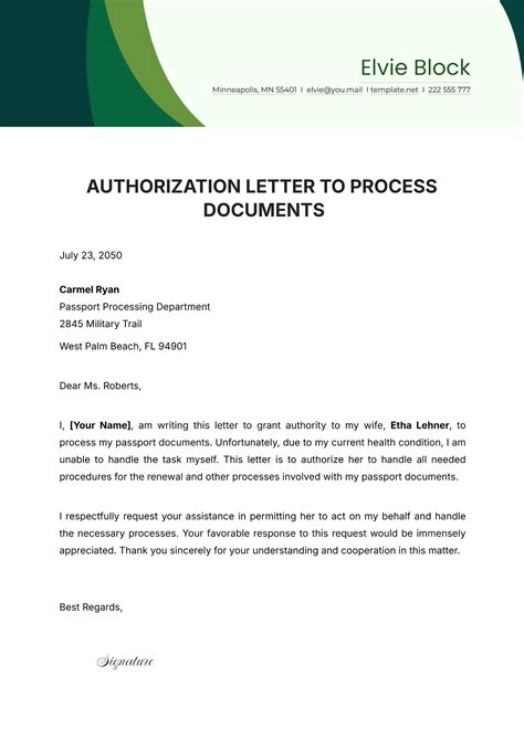 Free Simple Authorization Letter For Psa Template To Edit Online