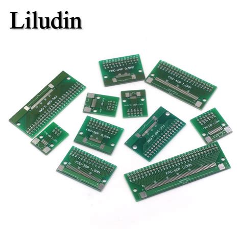 양면 05mm 1mm 6 8 10 12 20 40 50 60 핀 Dip 254mm Fpcffc Smt 어댑터 소켓 플레이트 Pcb 보드 커넥터 Diy 키트반도체 집적