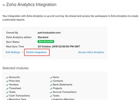 Zoho Books Zoho Analytics Integration Help Zoho Books