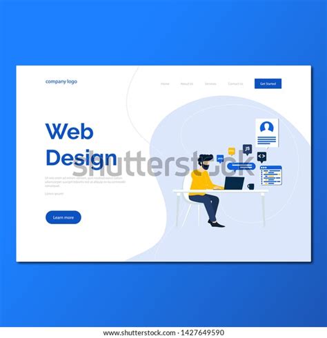 Programmer Engineering Development Illustration Developer Project Stock Vector Royalty Free