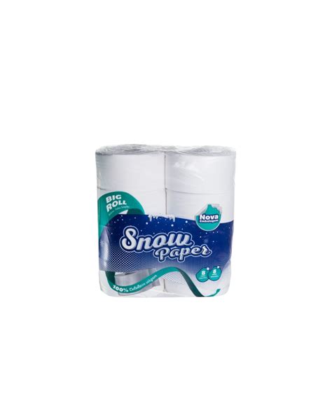 Papel Toalha Bobina Snow Paper 150m 100 Celulose Cadan