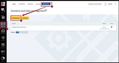 How To Bind Your Own Subdomain InfluencerSoft