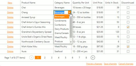 Gridviewdatacomboboxcolumn Class Aspnet Web Forms Controls Devexpress Documentation