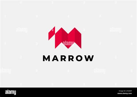 Logo Arrow And Letter M Template Creative Design Fintech Technology