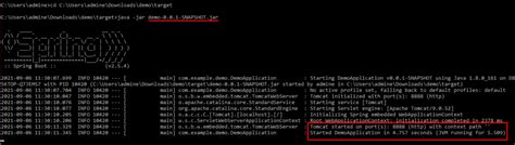 how to run spring boot application using command line codebun
