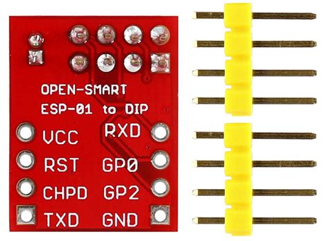 Adaptador Dip Para Modulo Esp8266 Didácticas Electrónicas I D