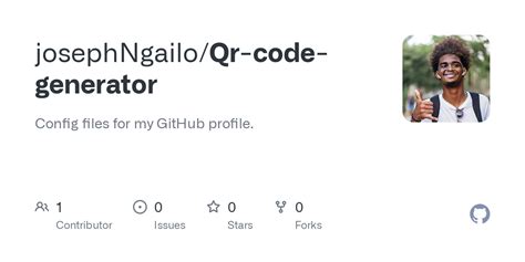 GitHub JosephNgailo Qr Code Generator Config Files For My GitHub Profile