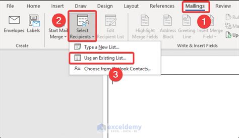 how to create labels in word from excel list step by step guideline